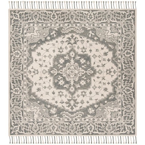 Aspen Apn122 Hand Tufted Area Rug - Grey/light Grey - 7'x7' - Safavieh ...