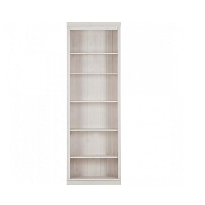 Ren Home Leva Scandinavian Tall 7 Shelf Open Bookcase, White : Target