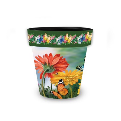 Briarwood Lane Spring Planter 8.5" x 8.5" x 8.5" Butterflies and ...