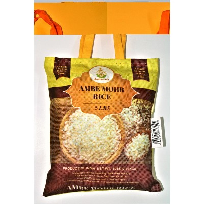 Shastha Ambe Mohr Rice 5 Lbs : Target