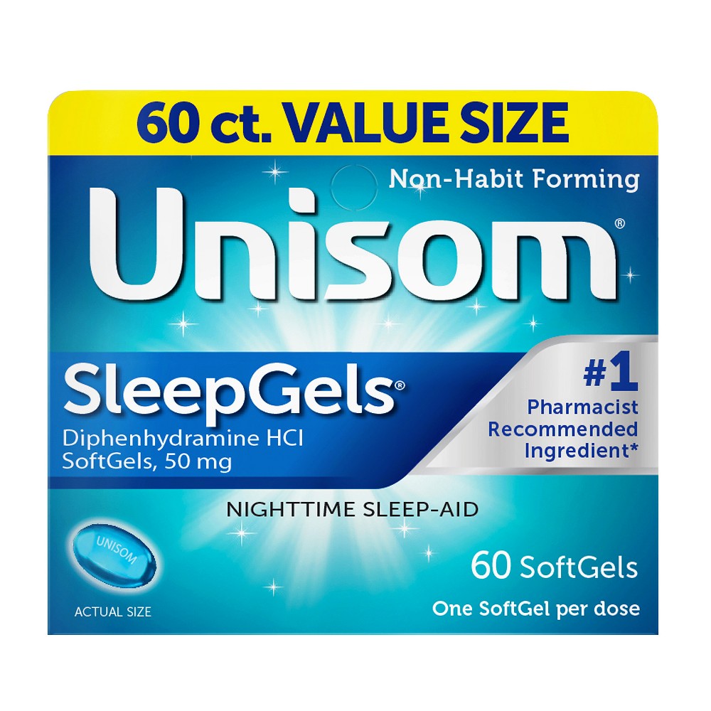 UPC 041167006160 - Unisom SleepGels SoftGels - 60 Count | upcitemdb.com