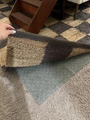 Christana Traditional Checkered Jute Area Rug : Target