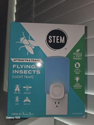 Stem Flying Insect Light Fly Trap Starter Kit - 1 Unit + 1 Refill : Target