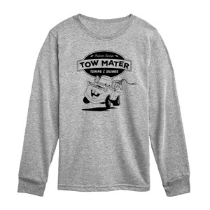 Boys' - Cars - Tow Mater Towing And Salvage Long Sleeve Graphic T-Shirt ...