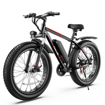 VIVI Electric Bike 26" x 4.0 Fat Tire Ebikes, Peak 1000W Electric ...