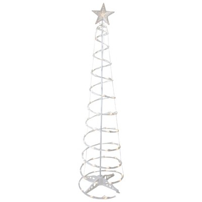 Northlight LED Lighted Spiral Outdoor Christmas Tree - 6' - Warm White ...