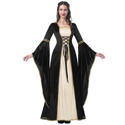 Syncfun Women Halloween Costume Renaissance Velvet Medieval Dress ...