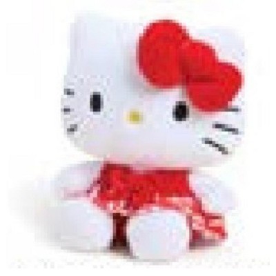 Warmies Seasonal Candy Cane Hello Kitty Weighted Microwavable Plushie ...