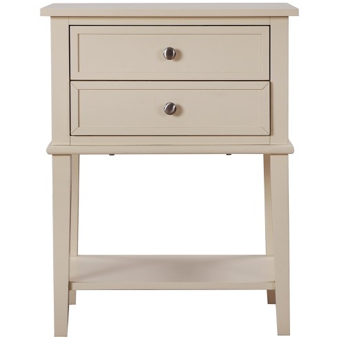 Passion Furniture Newton 2-drawer Beige Nightstand (28 In. H X 22 In. W ...