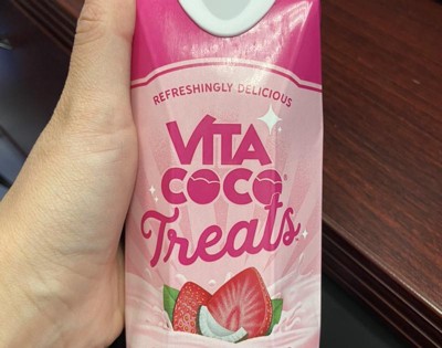 Vita Coco Treats Strawberries & Cream Coconut Milk Drink - 16.9 Fl Oz Box : Target