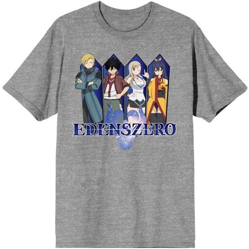 Edens Zero Group Shot Women's Gray Heather T-shirt-3xl : Target