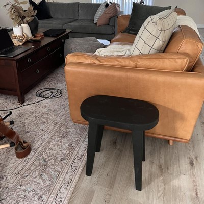 Woodland Carved Wood Accent Table - Black - Threshold™ : Target