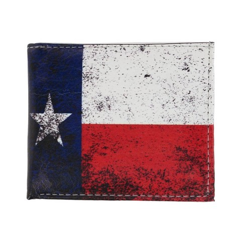 Ctm Men's Vintage Texas Flag Bifold Wallet, Texan Flag : Target