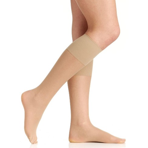Berkshire Comfy Cuff Plus Size Sheer Graduated Compression Trouser Sock ...