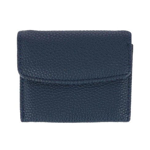 Buxton Women's Stylish And Colorful Mini Trifold Wallet, Deep Blue : Target