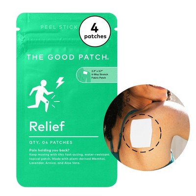 The Good Patch Relax Plant-based Vegan Wellness Patch - 4ct : Target