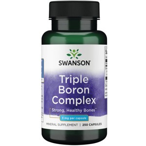 Swanson Mineral Supplements Triple Boron Complex 3 mg Capsule 250ct ...