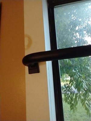 36"-66" Blackout Rectangle Curtain Rod Black - Threshold™ : Target