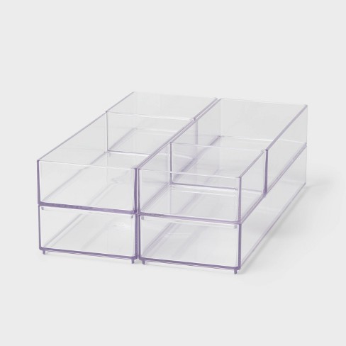 Acrylic Desk Drawer Organizer Clear - Brightroom™: Office & Stationery ...