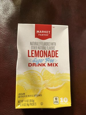 Lemonade Sugar-free Drink Mix - 10ct - Market Pantry™ : Target