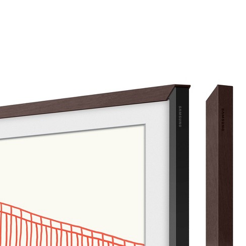 Samsung 55" The Frame Customizable Bezel - Modern Brown : Target