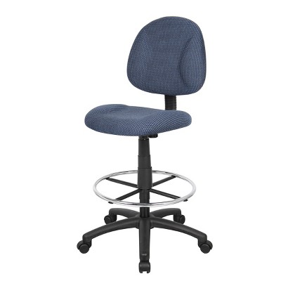 Drafting Stool With Footring Blue - Boss Office Products : Target