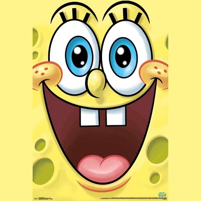 Trends International Nickelodeon Spongebob - Face Unframed Wall Poster ...