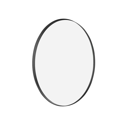 Homlux Oval Wall Mounted Mirror 26"x38", Black : Target