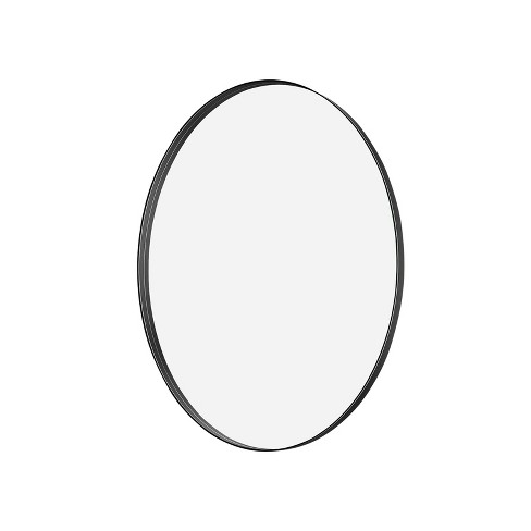 Homlux Oval Wall Mounted Mirror 26"x38", Black : Target