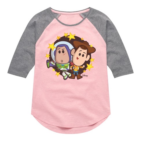 Girls' Disney Buzz And Woody - Light Pink/ath Hea - Small : Target