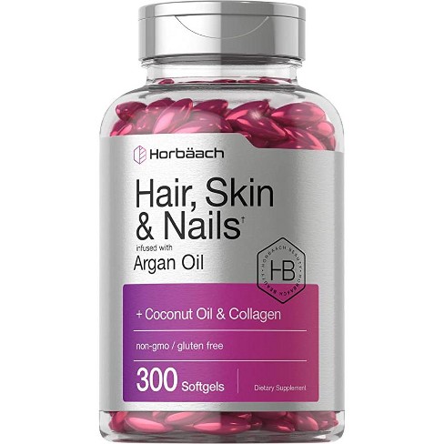 Horbaach Hair Skin And Nails Vitamins | 300 Softgels : Target