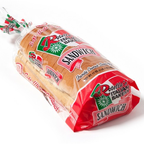 Rotella's Italian Bakery Sandwich Bread - 17oz : Target