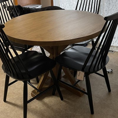 42" Litchfield Round Dining Table Light Brown - Threshold™ : Target