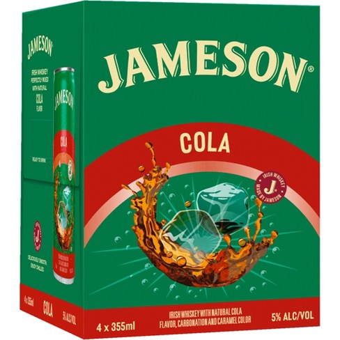 Jameson Cola Rtd - 4pk/12 Fl Oz Cans : Target