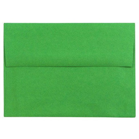 Jam Paper A6 Colored Invitation Envelopes - 4 3/4 X 6 1/2 - Green ...