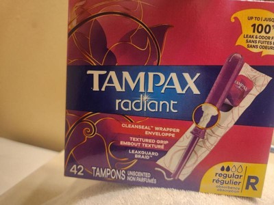 Tampax Radiant Light And Regular Duo-pack Tampons - 26ct : Target