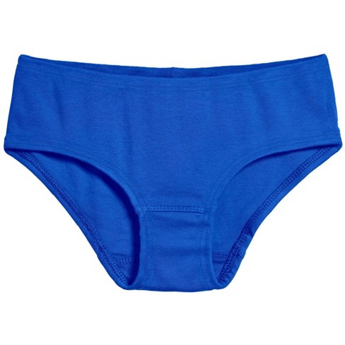 City Threads Usa-made Girls Soft Cotton Brief | Crayon Blue - 16y : Target