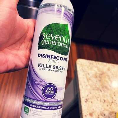 Seventh Generation Disinfectant Spray Eucalyptus & Spearmint - 13.9oz ...
