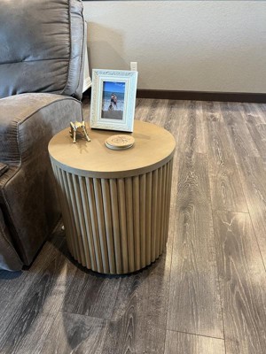 Dowel Fully Assembled Accent Table Natural - Threshold™ Designed With ...