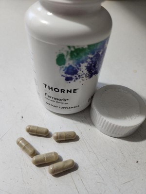 Thorne Ferrasorb - 36 Mg Iron With Essential Nutrients - Complete Blood ...