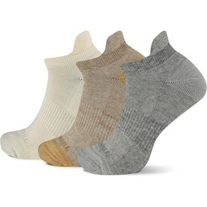 Merrell Unisex Adult 3-Pack Wool Everyday Hiking Low Cut Socks : Target