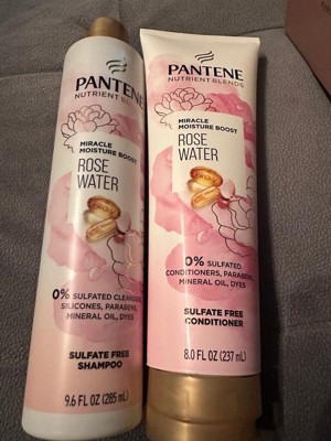 Pantene Sulfate Free Rose Water Shampoo And Conditioner Dual Pack ...