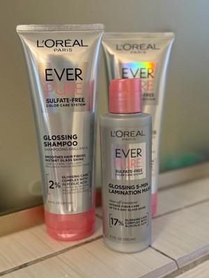 L'oreal Paris Everpure Sulfate Free Hair Gloss Glossing Lamination Mask ...