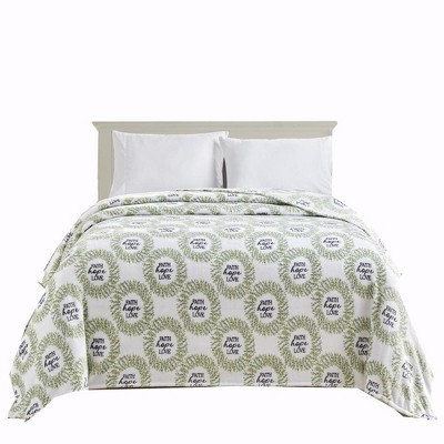 Luxurious And Plush Zebra Jacquard Bed Cover : Target