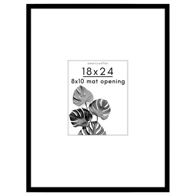 Americanflat 5 Pack Of 18x24 Frames - Plexiglass Cover - Black : Target