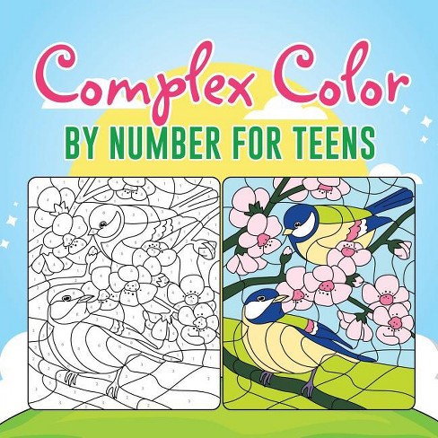 Complex Color By Number For Teens - By Educando Kids (paperback) : Target