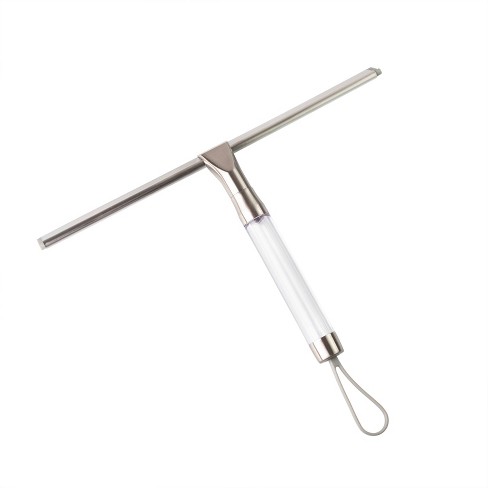 Deluxe Multi-use Shower Squeegee With Wide 12'' Blade Clear - Zadro ...