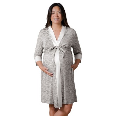 Kindred Bravely Womens Emmaline Maternity & Nursing Robe Hospital Bag ...
