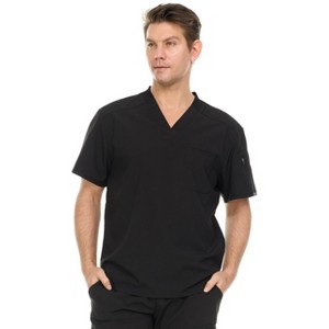Heal+Wear Men's Scrubs - Durable Multi-Pocket Design, V-Neck, Easy-Care ...