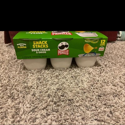 Pringles Snack Stacks Sour Cream & Onion Potato Crisps Chips - 8.8oz ...